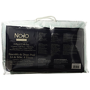 NoJo Dreamer - Aqua/Grey Floral 8 Piece Comforter Set