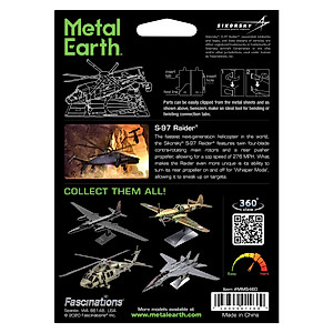 Metal Earth S-97 Raider 3D Metal Model Kit Fascinations