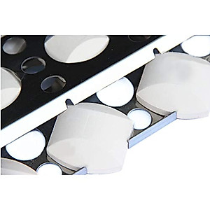 Hongso Gas Grill Ceramic Briquettes for Turbo Classic Elite and Nexgrill Models, 54-Piece Barbecue briquettes Gas Grill Stones, CRCB54