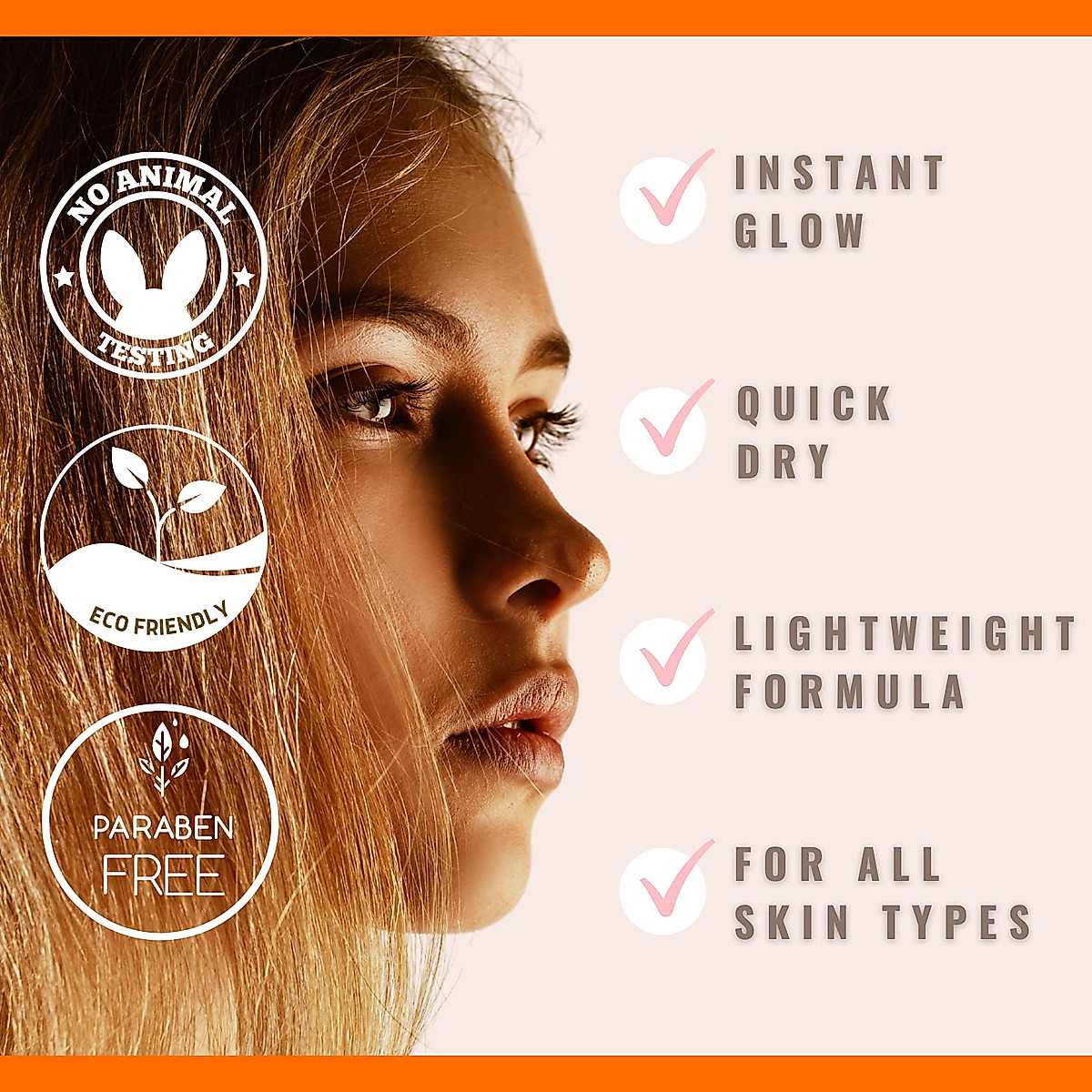 Sun Laboratories By Giesee Face Self Tanner Dark - Self Tanning Lotion for Gradual, Sunless Tan - Premium Facial Tanner Drops & Mist - Tanning Lotion for Face