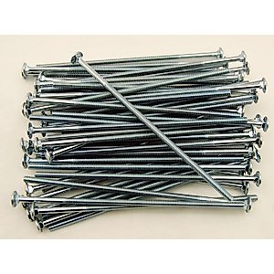(50) Carriage Head Bolt 1/4-20 x 8 Zinc Plated 307A