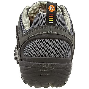 Merrell mens Merrell Mens Intercept Breathable Walking Shoes J73703 Black Smooth Black Leather UK Size 10 (EU 44.5, US 10.5)