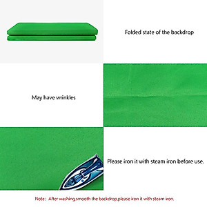 Hemmotop Green Screen Backdrop, 10 x 20 ft Chromakey Greenscreen Background,Large Seamless Green Backdrop Background Cloth,for Photography,Zoom,Live Streaming