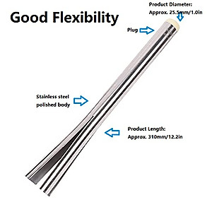 WIROJ Bicycle Headset Cup Removal Tool, Bike Head Parts Remover, Mountain Bike Stainless Steel Bowl Disassembly Repair Tool for 1-1/8, 1-1/4 and 1-1/2 inch