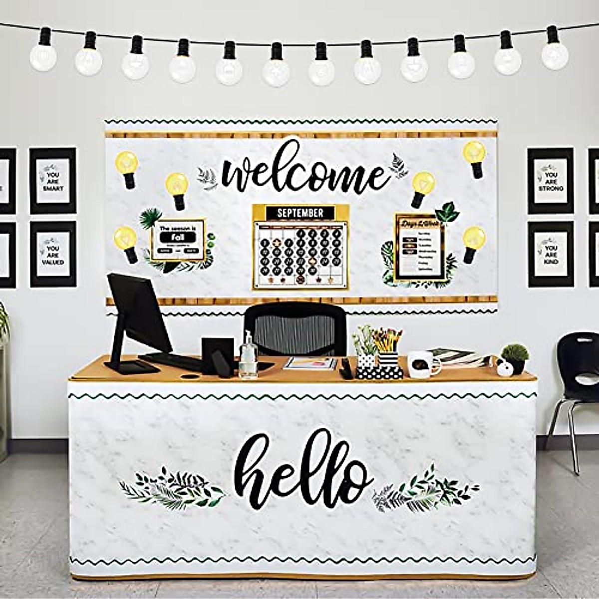 45 Pcs Chic Light Bulb Cut-Outs for Creative Decor