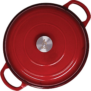 Backcountry Iron Enameled 2.25 Quart Signature Cast Iron Braiser with Lid