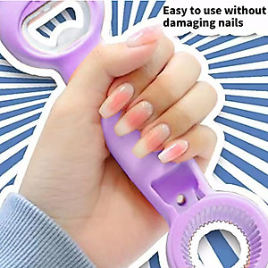 Stainless Steel Corkscrew Wine Opener Waiters Corkscrew New 2022 Multi-Functional 4-in-1 Suitable for Beer Beverage Can Opener Used in Kitchen Restaurant Chateau and Bars（Purple）