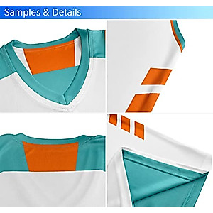 KXK Men's Blank Reversible Basketball Jersey Team Uniform Athletic Hip Hop Basketball Shirts S-4XL Aqua/White