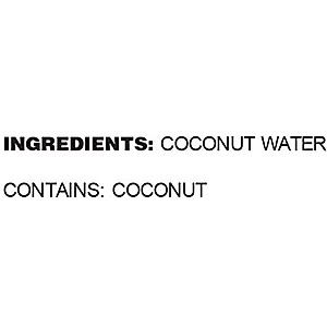 Amazon Brand - Happy Belly Coconut Water, 11.2 fl oz (Pack of 24)