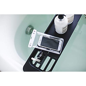 Yamazaki Home Tower Expandable Bathtub Caddy – Bathroom Tray Table Holder