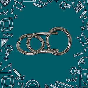 Gifton - Metal Wire Puzzle Brain Teaser Jigsaw - Mind IQ Test Game - Unlock Interlock Game Chinese Ring Magic Trick Toy Party Favour Boy Girls Adults Challenge Stocking Stuffers for Kids (Set of 8)