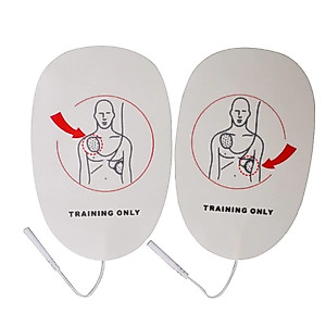 WNL Products AED Trainer Pads - 5 Pack Replacement Practi-Trainer Electrode Pads XFTAP Compatible with WL120ES10 and WL220ES0 Practi-Trainers (Adult Pads)