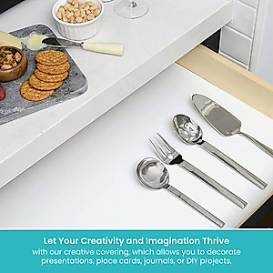 Con-Tact Brand Creative Covering Shelf Liner, 18" x 16', White