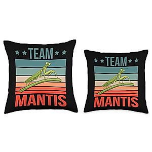 Funny Mantis Gifts & Accessoires Team Quote Entomologist Insect Praying Mantis Throw Pillow, 16x16, Multicolor