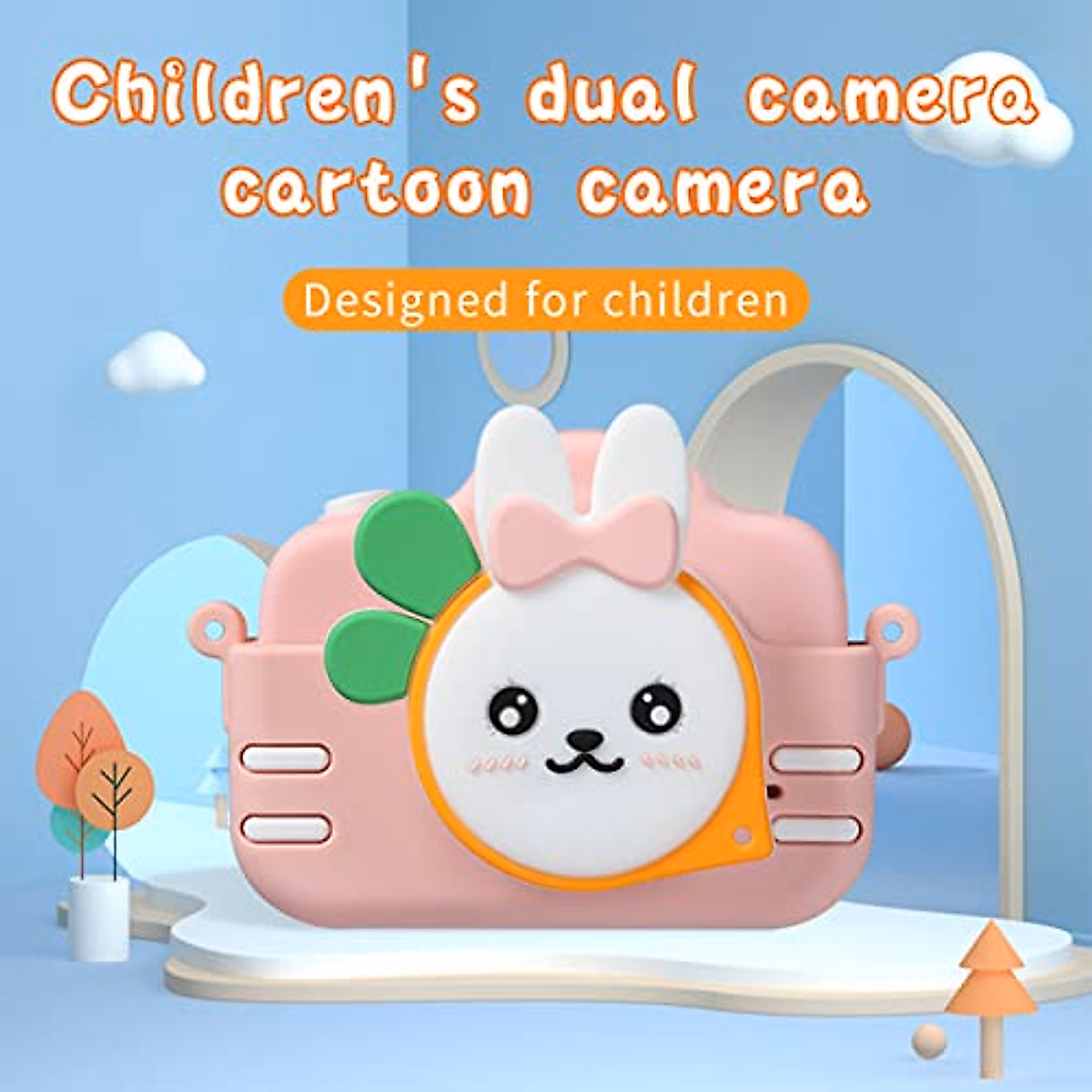 #d2n28g Hd Camera for Children's Photography and Video Recording Front and Rear Dual 2000W Hd Camera Children's Camera Mini C