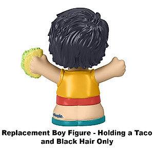 Replacement Part for Fisher-Price Little People Serve It Up Food Truck Playset - GTT73 ~ Replacement Boy Figure Holding a Taco ~ Black Hair