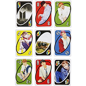 UNO BTS for 7 years and up