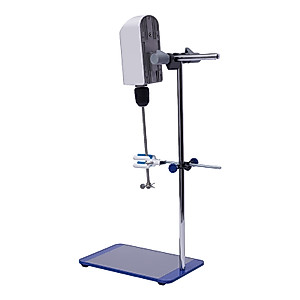 Lab Digital Overhead Stirrer Mixer 42-Quart 50000mpas 100-2000RPM, Laboratory Top-Mounted Electric Mixer Digital Display Agitator and Stainless Steel Stir Bar 100-240V-L8