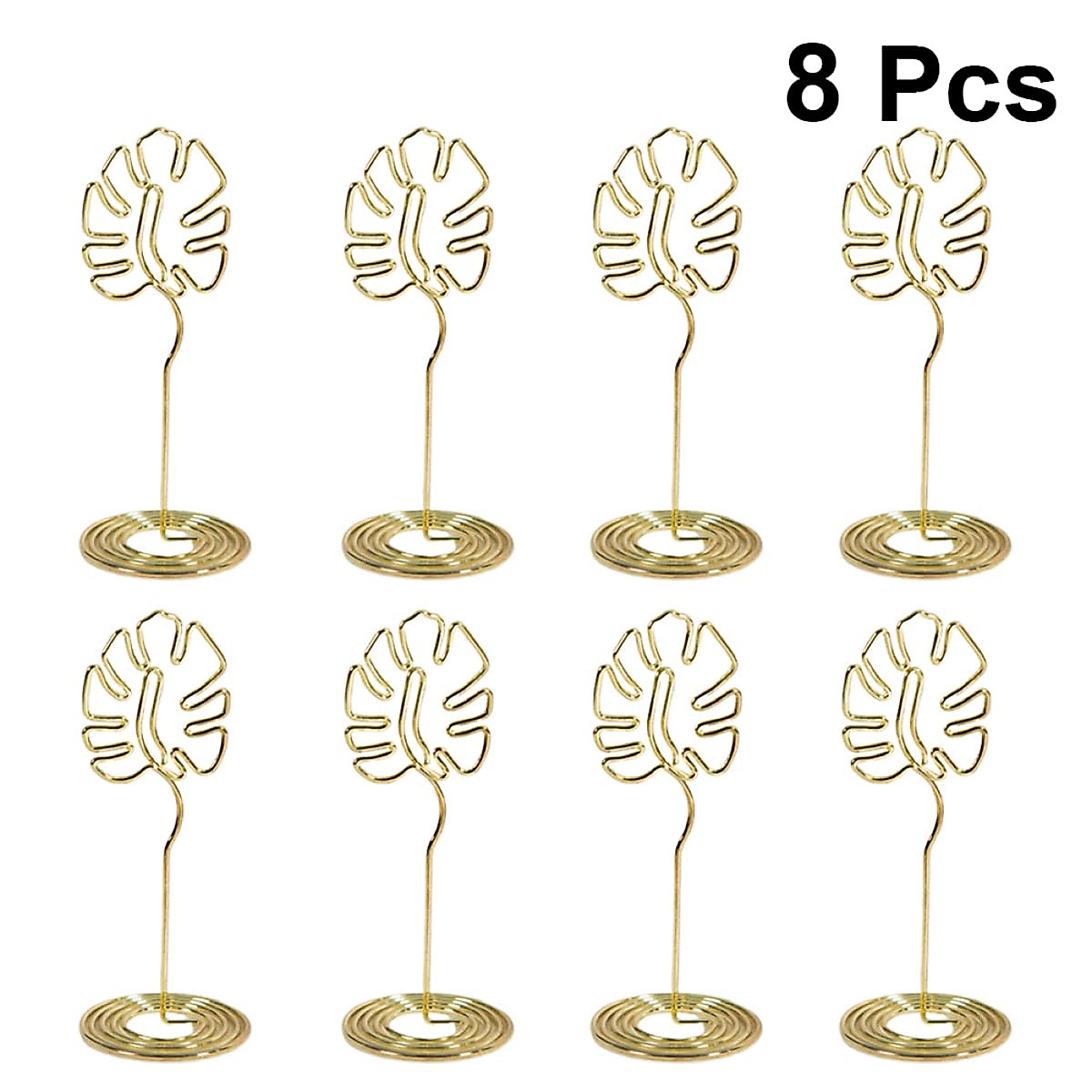16 Pcs Wire Holders Memo Holder Paper Clips Wedding Supplies Table Number Holders