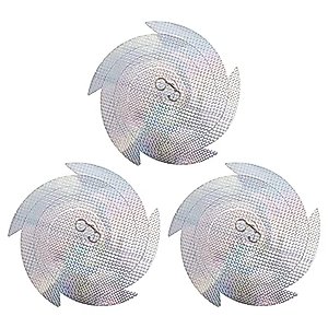 Happyyami Reflective Spiral Rods for Bird Garden Bird Rods Hanging Revolving Bird Pendants for Lawn Balcony Pathway Walkway Silver 3pcs
