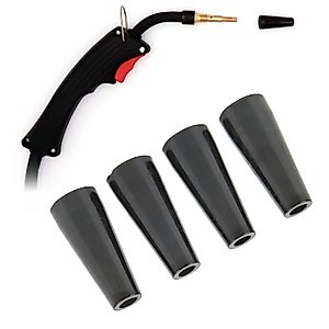 4Pcs Flux Core Gasless Nozzle, MIG Welding Flux Core Gasless Nozzle Flux Core Welding Gasless Nozzle Self Protection Welding Parts 100L MIG Welder Accessories