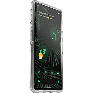 OtterBox Pixel 6 Pro Symmetry Series Case - CLEAR, ultra-sleek, wireless charging compatible, raised edges protect camera & screen