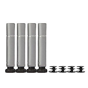 5 Tier Adjustable Storage Rack, Metal Storage Wire Shelving Standing Storage Shelf Units for Bathroom, Living Room, Balcony, Kitchen 550Lbs Capacity 21.2" L x 11.4" W x 59.1" H (Silver)