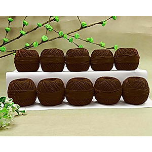 S2J Embroidery Yarn Anchor Set of 10 Pieces Crochet Cotton Thread Knitting Tatting Ball