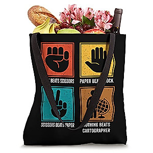 Nothing Beats Cartographer - Cool Geographer Mapmaker Mapper Tote Bag