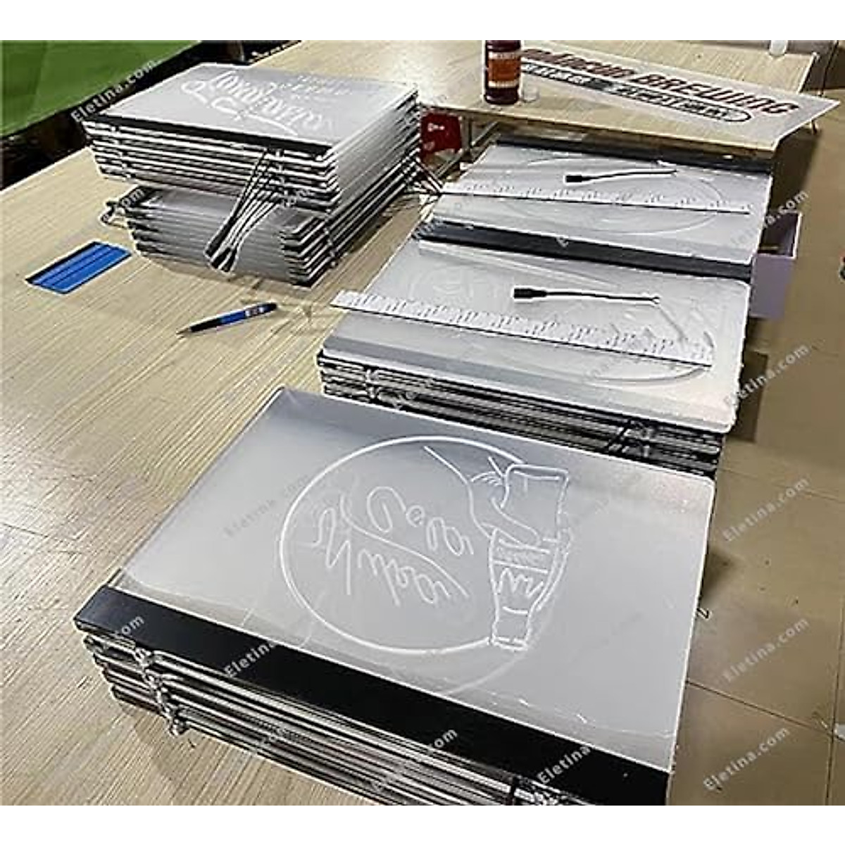 Bar Neon Light Sign Led Wash Dry Fold For Business, Super Bright Led Open For Laundromat, Electric Advertising Display For Laundry Business Store Window Decor. (hsw01333) Lamp Neon Like Signs Wall