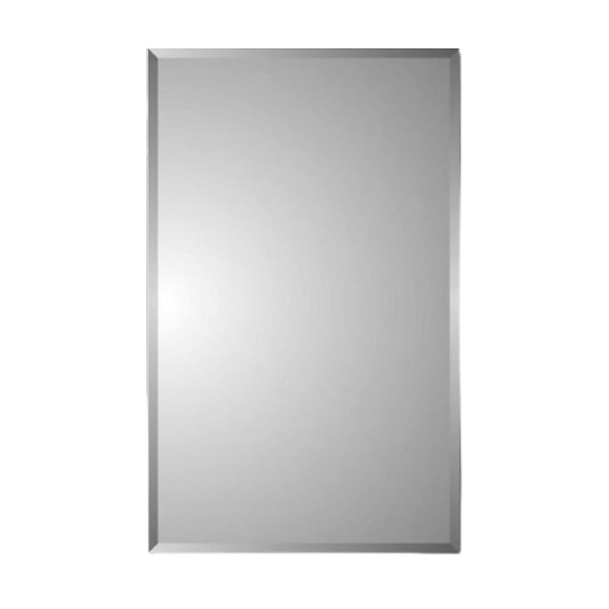HomeSelects Adama Euro Modern Styled Beveled Three Rectangular Beveled Mirror Recessed Bathroom Medicine Cabinet (26 Inch)