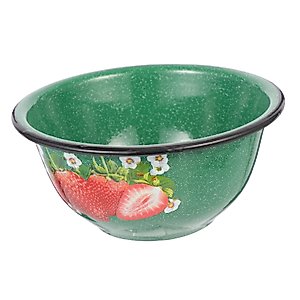 Operitacx Thickened Enamel Bowl Japanese Ramen Bowls Rice Bowls Japanese Pasta Accessories Enamel Popcorn Bowl Kneading Dough Bowl Instant Noddle Bowl Lunch Supply Soup Bowl Food Accessories