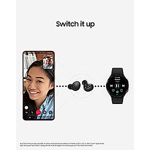 SAMSUNG Galaxy Buds 2 True Wireless Earbuds Noise Cancelling Ambient Sound Bluetooth Lightweight Comfort Fit Touch Control US Version, Graphite