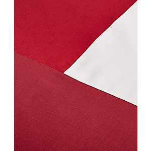 Lacoste Cliff Duvet Set, Full/Queen, Red