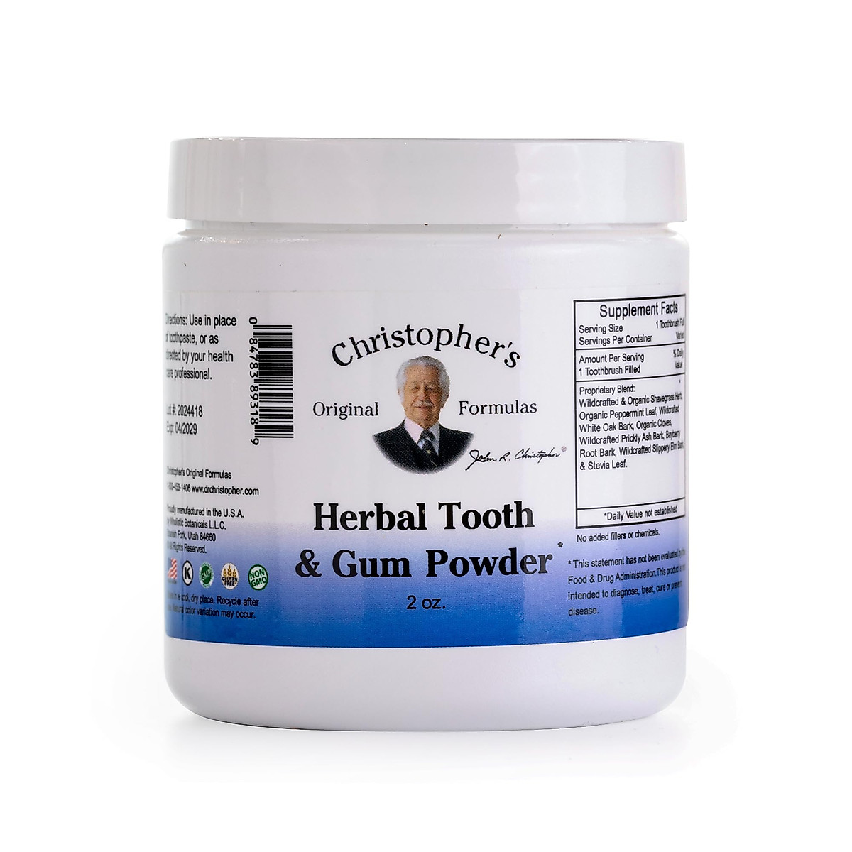 Christopher's Original Formulas Herbal Tooth and Gum Powder