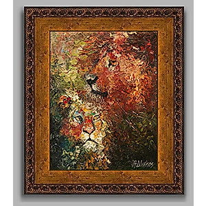 (SOLD) Kaitiaki ❤ - NEW FOR 2019 The pride guardian lion by internationally renown painter Andre Dluhos