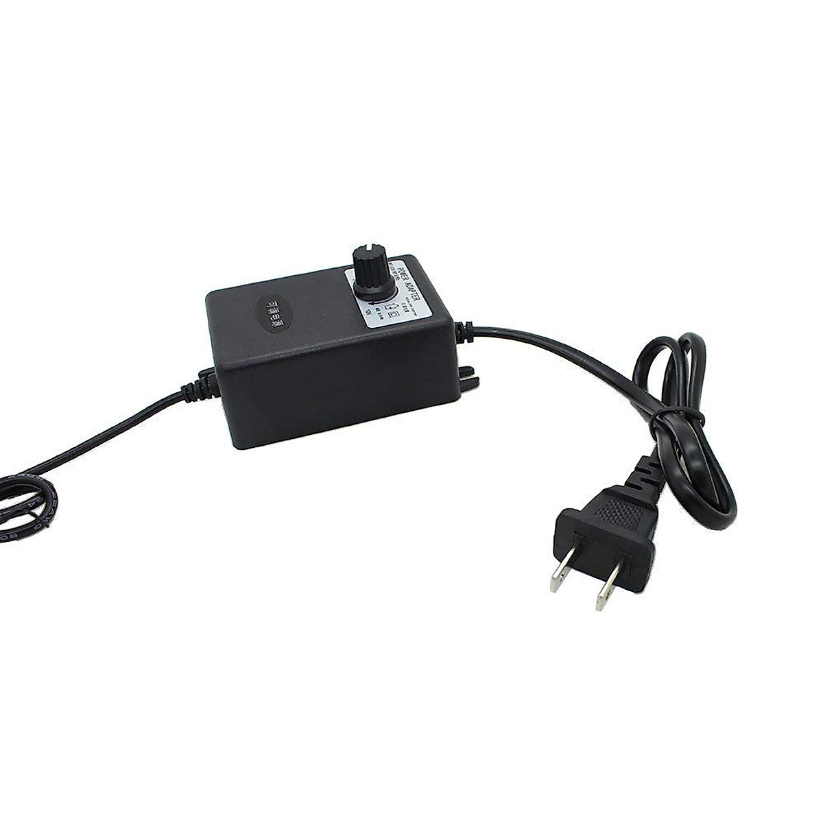 AUTOTOOLHOME AC to DC Adjustable Power Supply 0-12V 1A Universal Power Adapter Motor Speed Controller Variable VoltageCharger Adapter