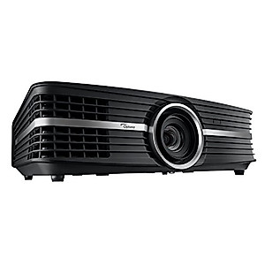 Optoma UHD65 True 4K UHD Cinema Projector for Home Theater Enthusiasts | Accurate Color with 6-Segment Color Wheel | Rec.709 for Wide Color Gamut | HDR10 | Puremotion Technology, Black