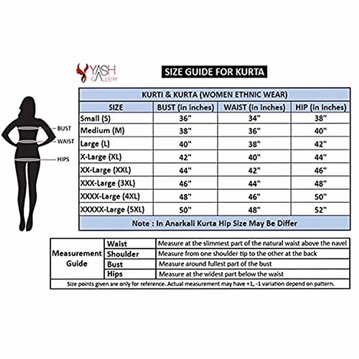 Yash Gallery Women's Cotton Slub Bandhej Print Anarkali Kurtis (Black)