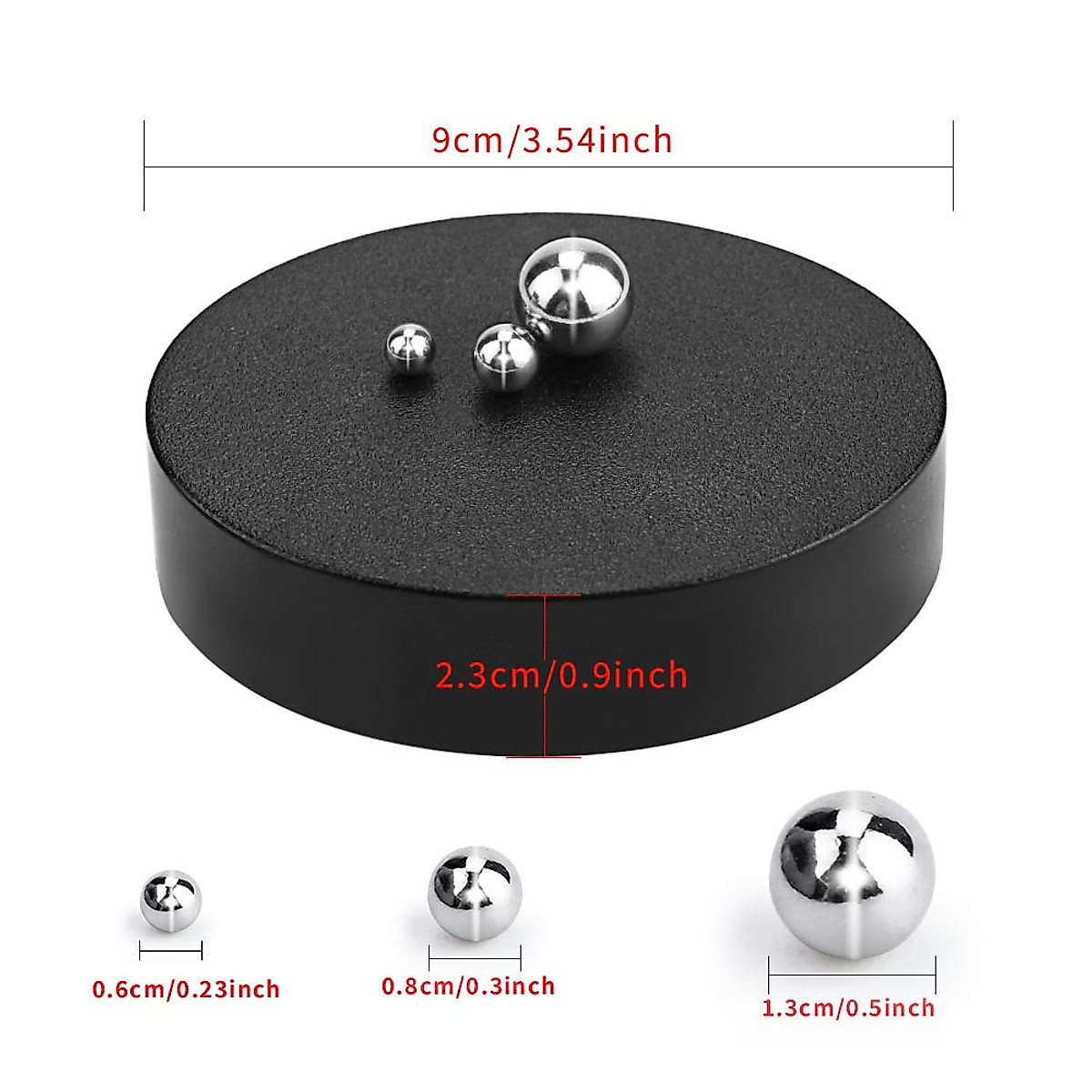 Amersumer 1 Box Stress Relief Magnetic Desk Sculpture Toys, Desk Sculpture Decor Toys, Magnetic Balls Desktop Decor Fidget Toy for Boredom, Intelligence Development