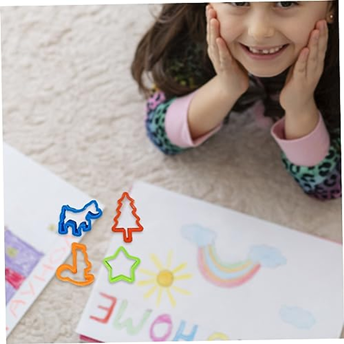 Clay Dough Tool Kit Plastic Playdough Tool Set for Kid Dough Roller Cutter Set as Educational Toy Clay Molds