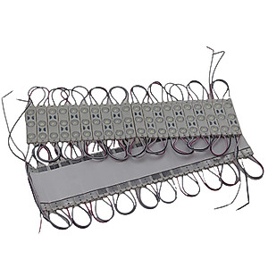 Rextin Super bright 200pcs 2835 3 LED Module White Waterproof Decorative Light for Letter Sign Advertising Signs with Tape Adhesive Backside 3 Years Warranty