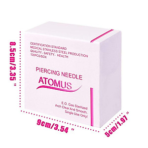 Saline Water Wipes Body 14G 18G 12G Piercing 100PCS 20G Mix Needle 16G accessories through The Wormhole All Seasons