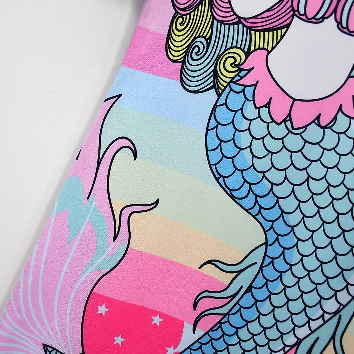 AOVCLKID Little Girls Casual Dress Infant Cartoon Princess Printed Dress(6 Years,Purple 6)