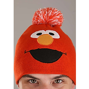 Adult Elmo Pom Winter Hat - ST Red