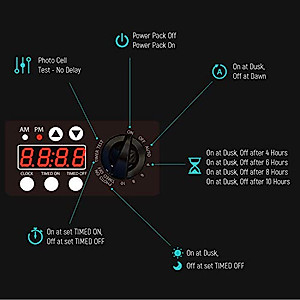 Malibu Low Voltage Transformer 45 Watt for Outdoor Landscape Lighting with Photocell Sensor Timer and Weather Shield for Spotlight Floodlight Garden Pathway Light 120V AC to 12V AC
