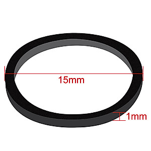 Hicarer 1000 Mini Rubber Bands Soft Elastic Bands for Kid Hair Braids Hair (Black）