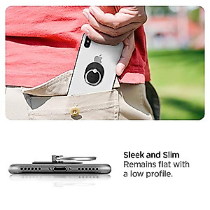 Spigen Style Ring Cell Phone Ring Phone Grip/Stand/Holder for All Phones and Tablets - Black