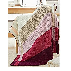 Premier Yarns Parfait Chunky - 3.5 Oz - #6 Super Bulky Weight - 3 Pack Bundle with Bella's Crafts Stitch Markers (Toffee)