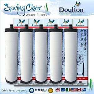 5 x Pack - Franke Triflow Compatible Filter Cartridges By Doulton M15 Ultracarb (NO Import Duty or Taxes to pay on this product)